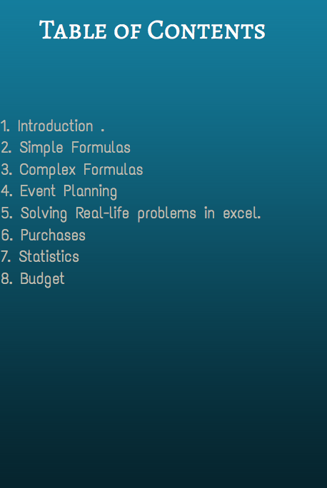 Excel Presentation at emaze Presentation
