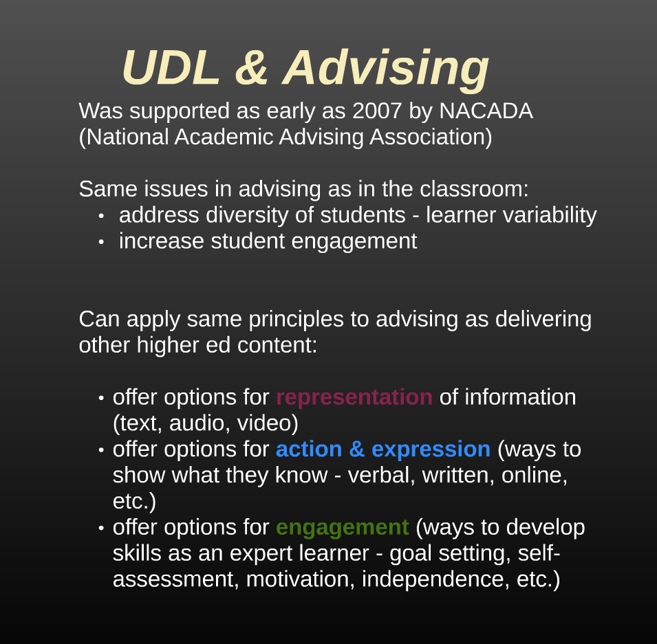 UDL @ TU Academic Advising project: Open Majors Module at emaze Presentation