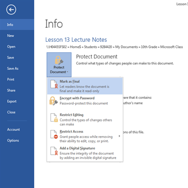 Protecting and Sharing documents at emaze Presentation