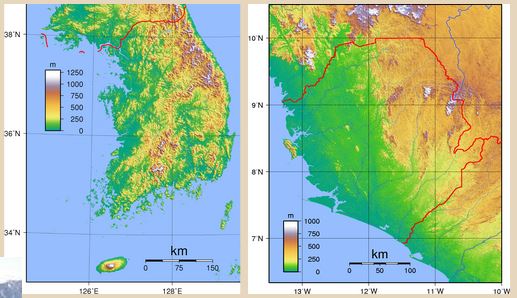 geography-comparison-south-korea-and-sierra-leone-on-emaze
