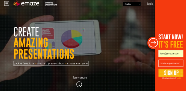 Presentation Name on emaze