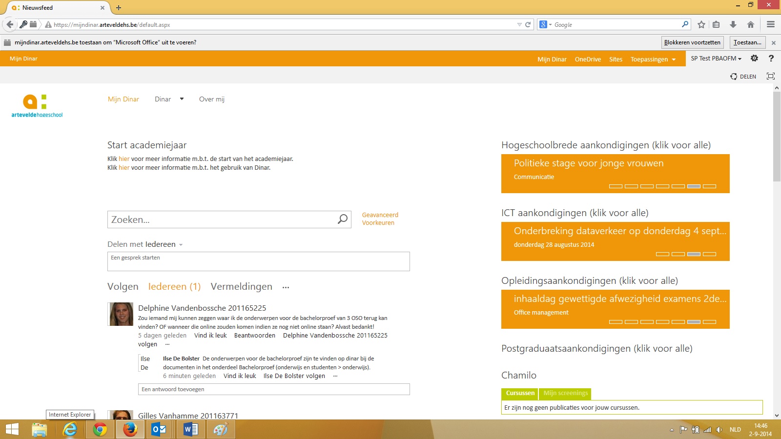 Chamilo voor studenten at emaze Presentation