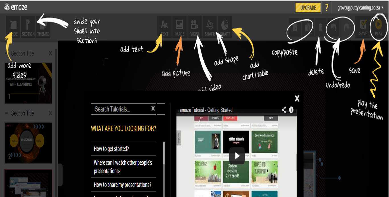 Engaging elearning at emaze Presentation