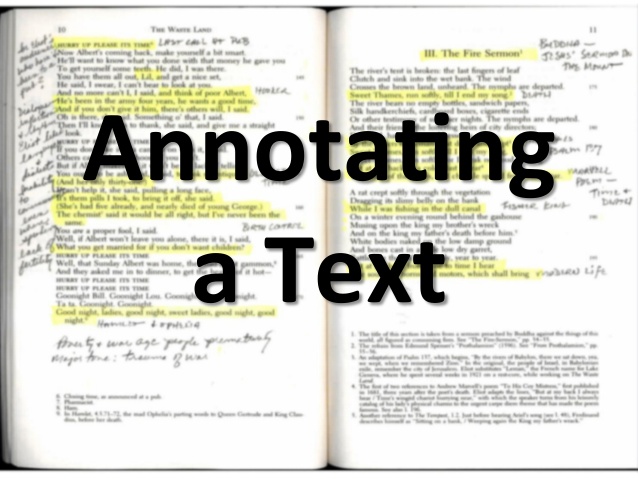 AVID: Marking and Annotating Text on emaze