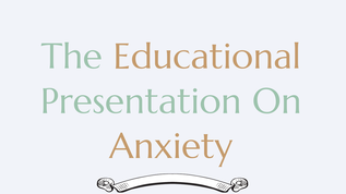 Anxiety at emaze Presentation