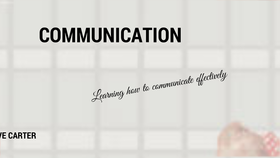 Communication lesson at emaze Presentation