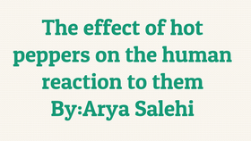 Arya's Science project on peppers at emaze Presentation