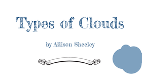 Types of Clouds at emaze Presentation