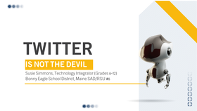 Twitter is not the Devil at emaze Presentation