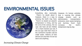 Environmental Issues at emaze Presentation