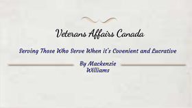 Veterans Affairs Canada at emaze Presentation