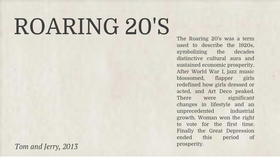 Roaring 20s at emaze Presentation