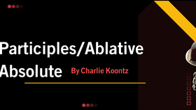 Participles Ablative absolute at emaze Presentation