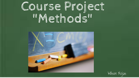 Methods Class at emaze Presentation