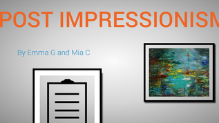 Emma and Mia post impressionism at emaze Presentation