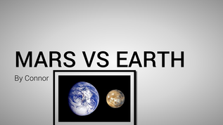 Mars vs Earth at emaze Presentation