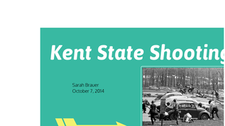 Kent State Shooting at emaze Presentation