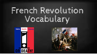 French Revolution vocabulary at emaze Presentation