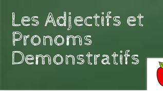 Adj et Pronoms Demonstratifs.pptx at emaze Presentation