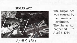 The Sugar Act at emaze Presentation