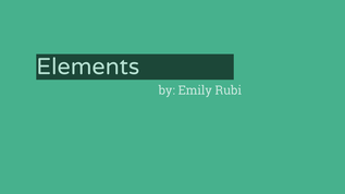 Elements at emaze Presentation