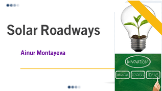 Solar road panels at emaze Presentation