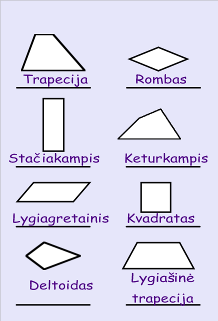Geometrinės figūros on emaze