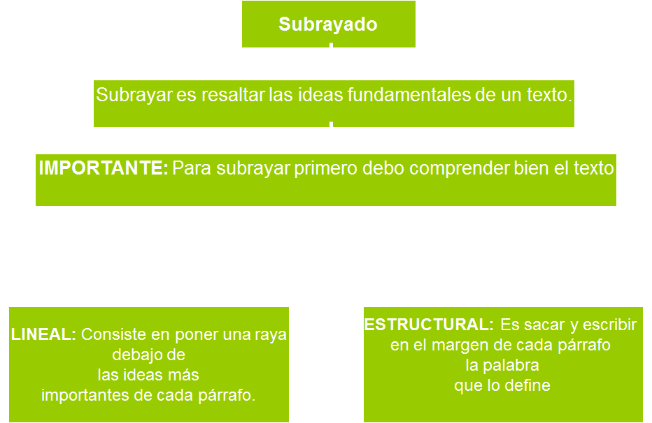 tecnica del subrayado on emaze