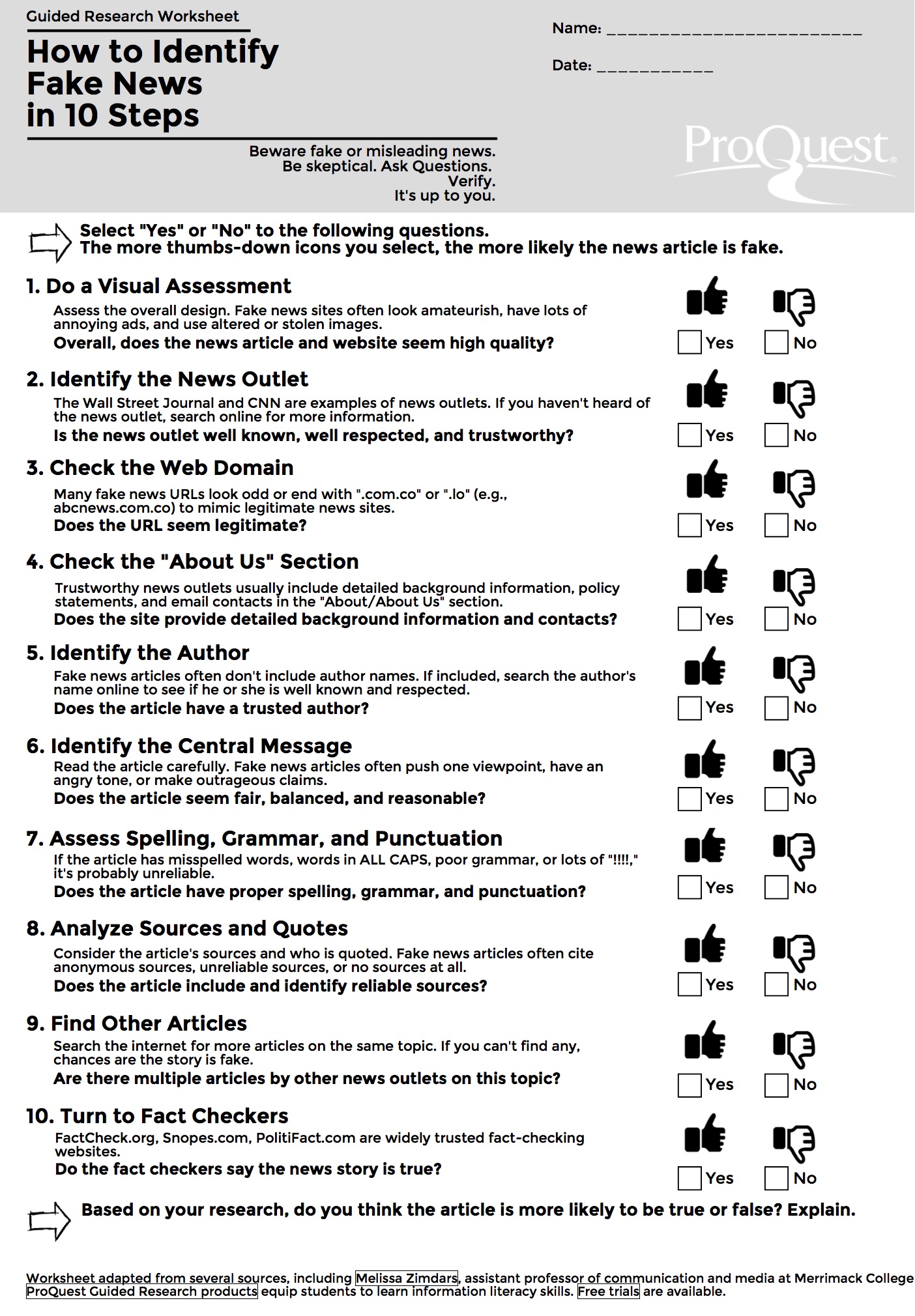 News Literacy at emaze Presentation