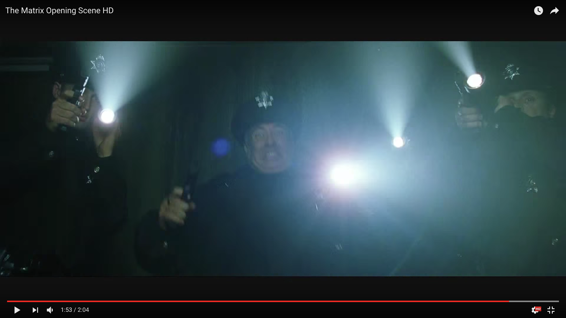 Matrix Opening Scene at emaze Presentation