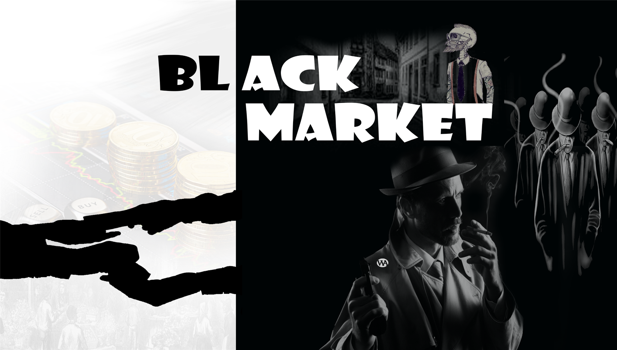 BLACK MARKET at emaze Presentation