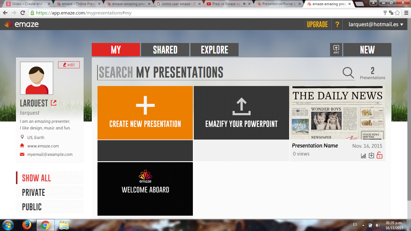 Que es Emaze? on emaze