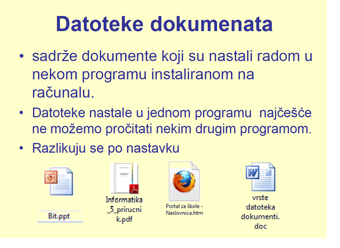 Vrste datoteka, dokumenti.pptx on emaze
