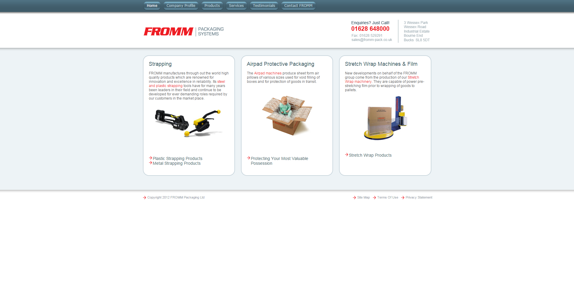 Fromm website at emaze Presentation