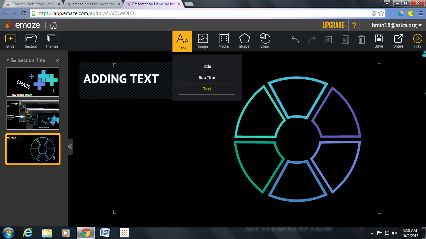 How to use EMAZE 10th grade at emaze Presentation