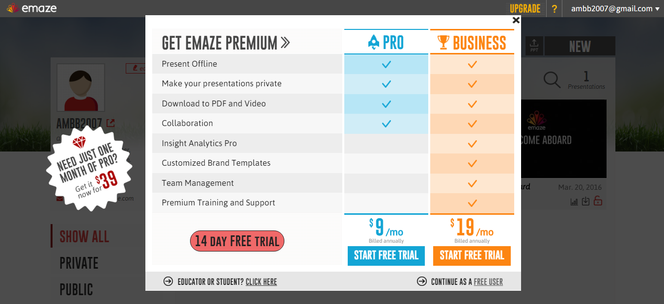EMAZE: Primeros pasos at emaze Presentation