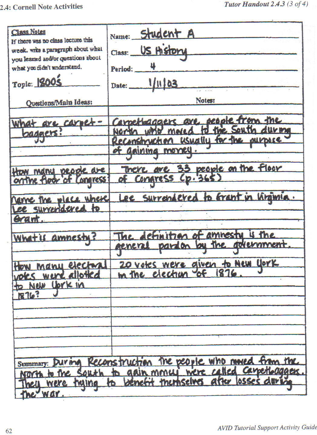 Cornell Notes On Emaze