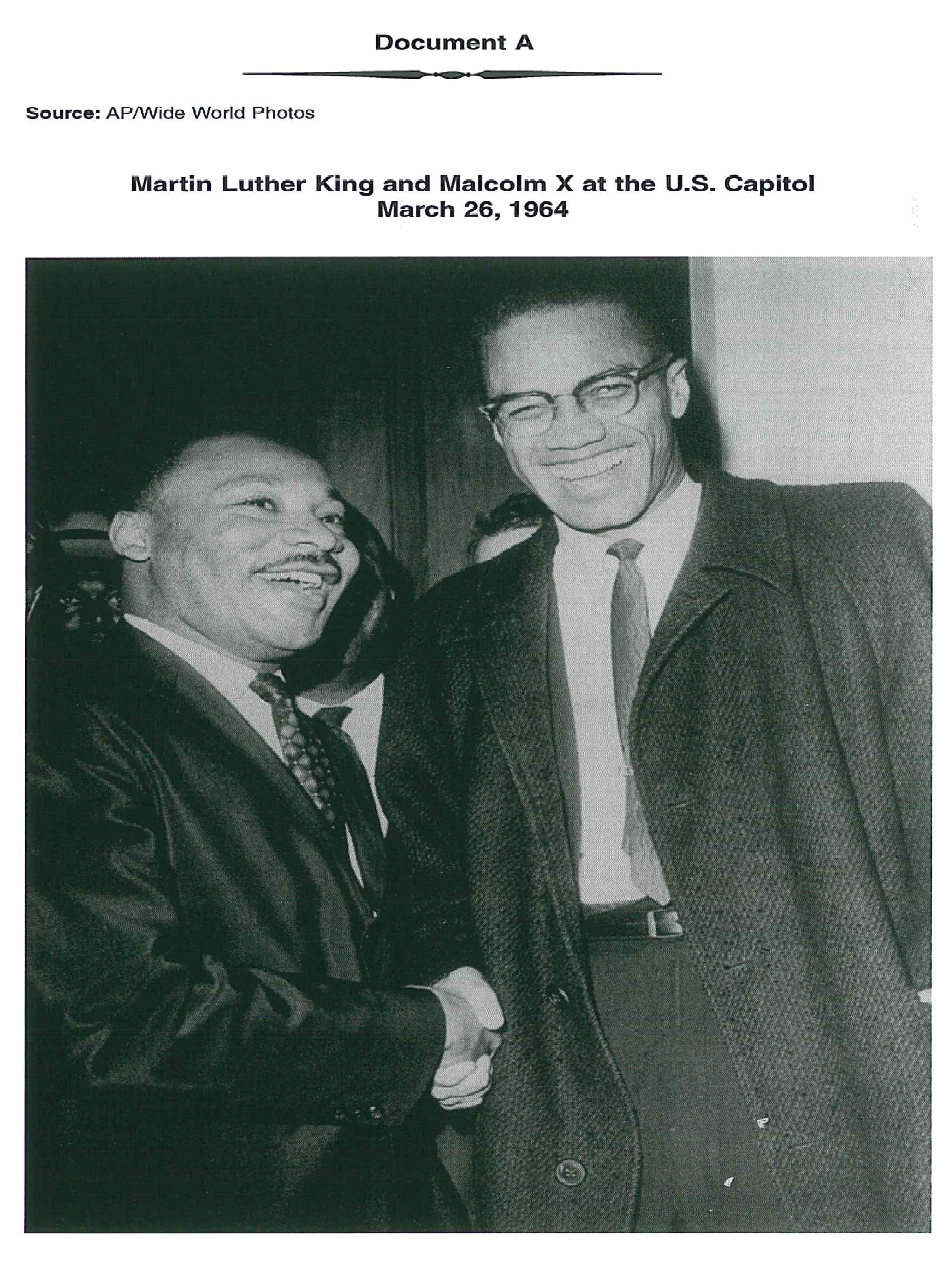 Martin Luther King Jr.'s Philosophy Over Malcolm X at emaze Presentation