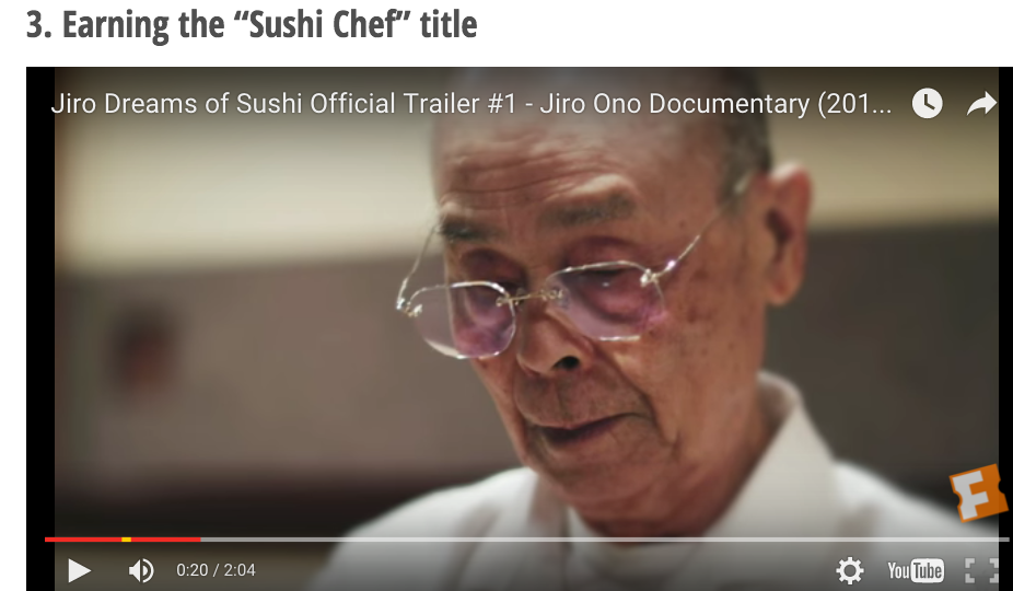 Sushi at emaze Presentation