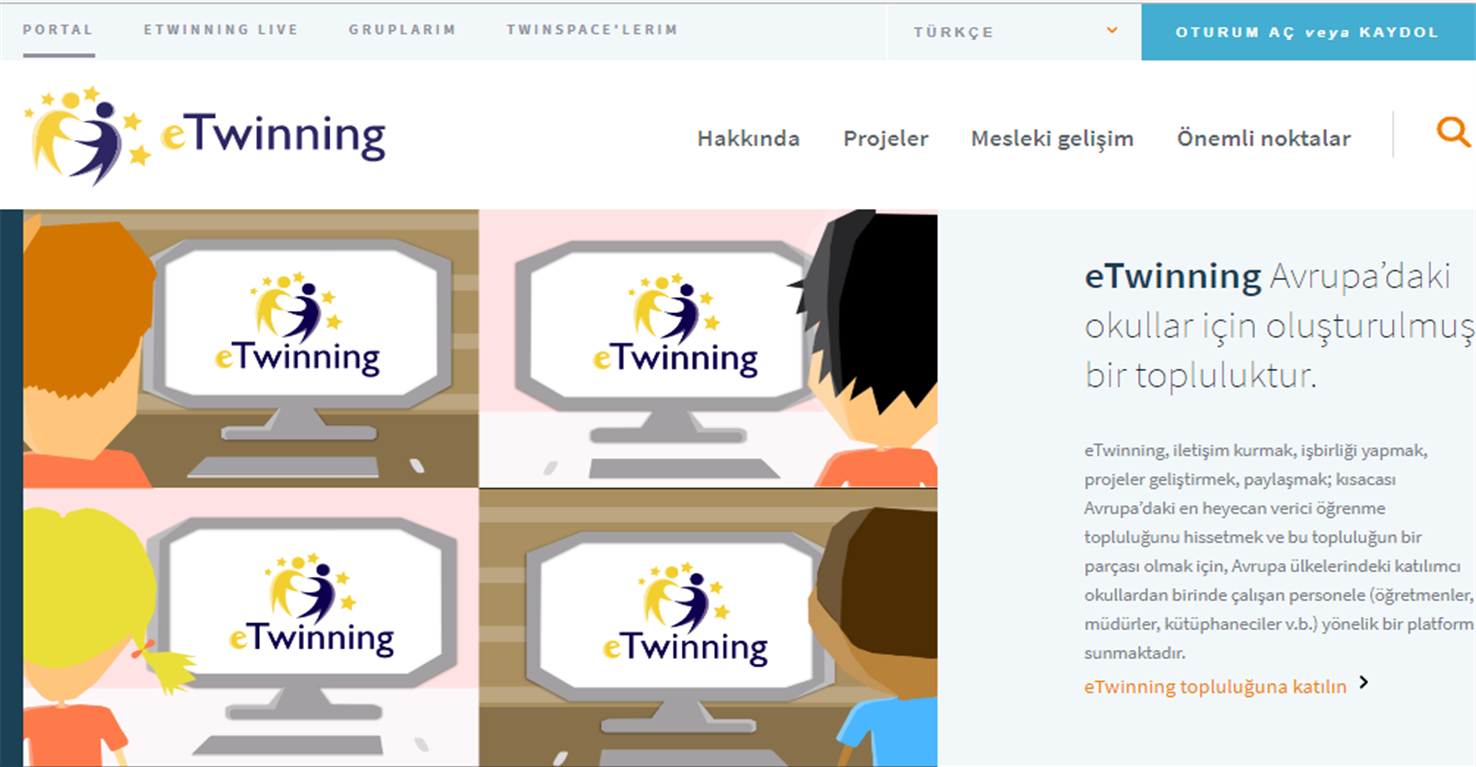 E-Twinning at emaze Presentation