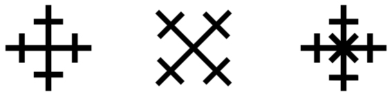 Latviešu rakstu zīmes un ornamenti on emaze