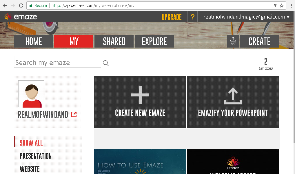 Emaze at emaze Presentation