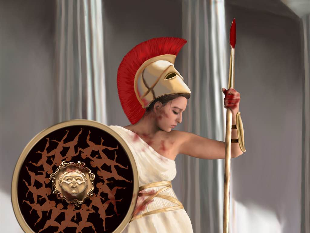 The Goddess Athena at emaze Presentation