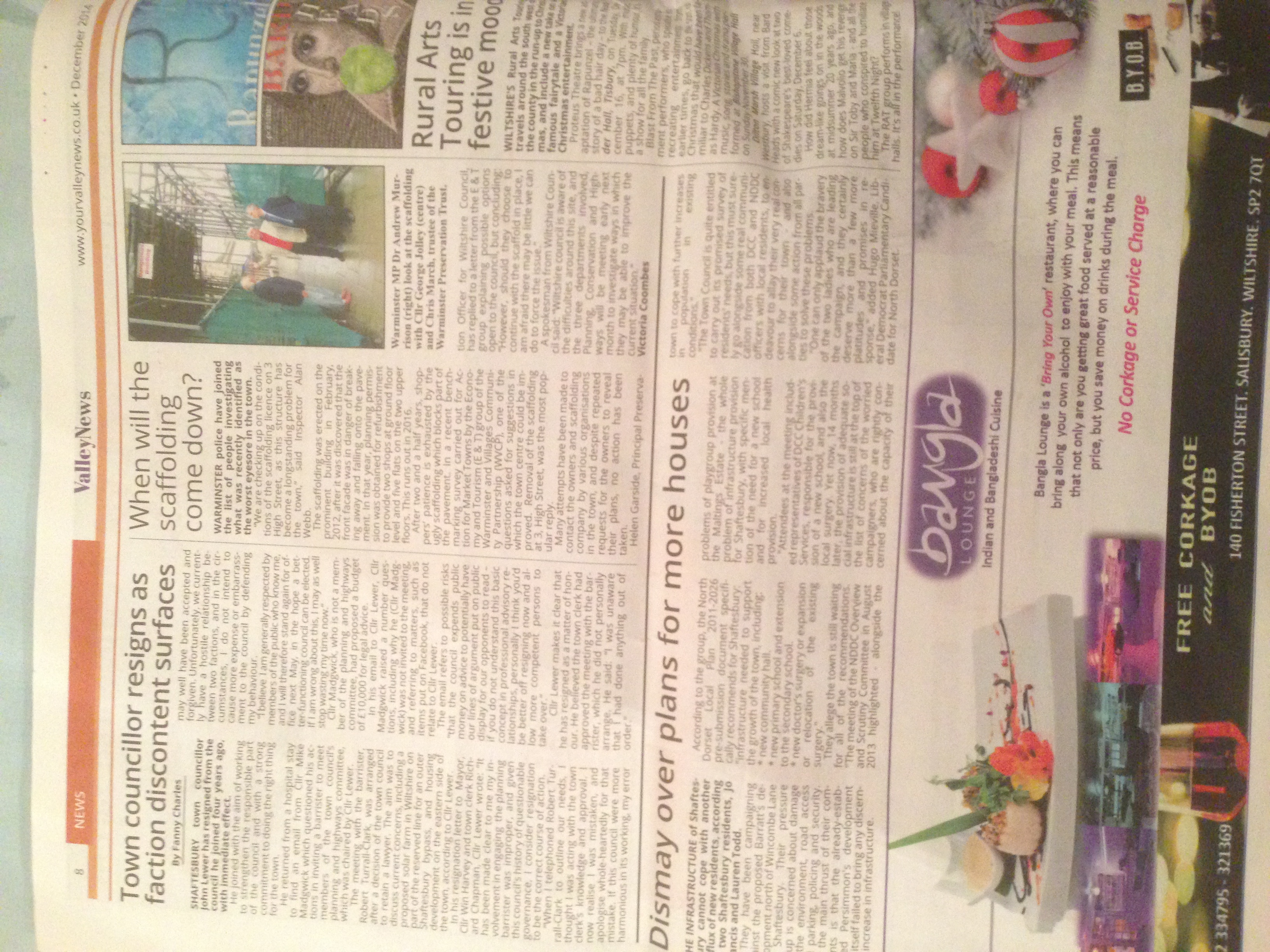 Local newspaper layout analysis at emaze Presentation