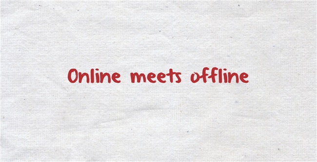 Offline Meets Online at emaze Presentation