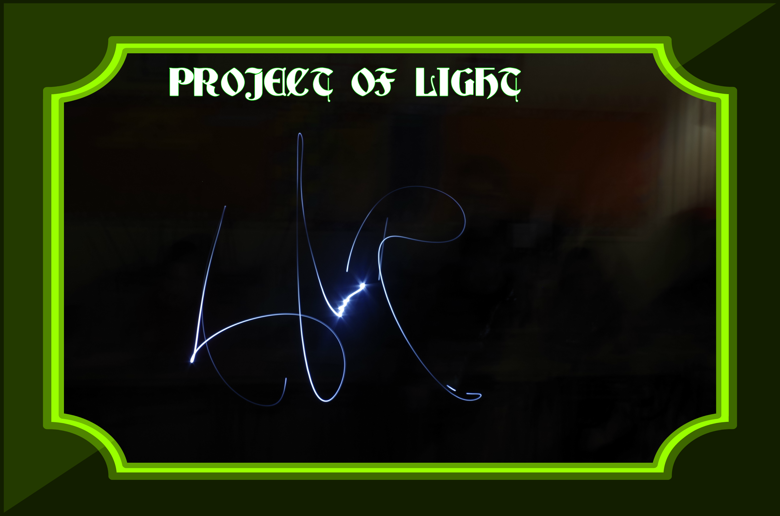 Drawing with light at emaze Presentation