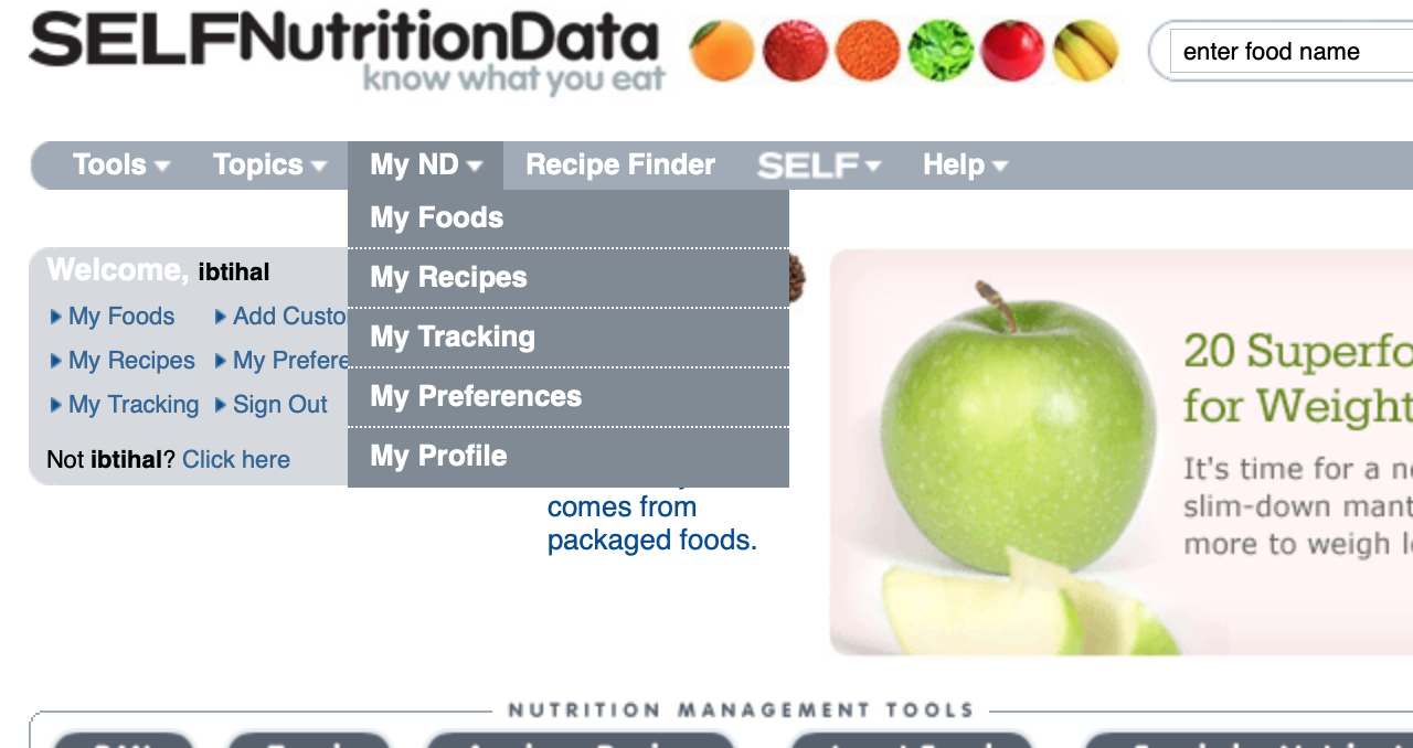 self nutrition data at emaze Presentation
