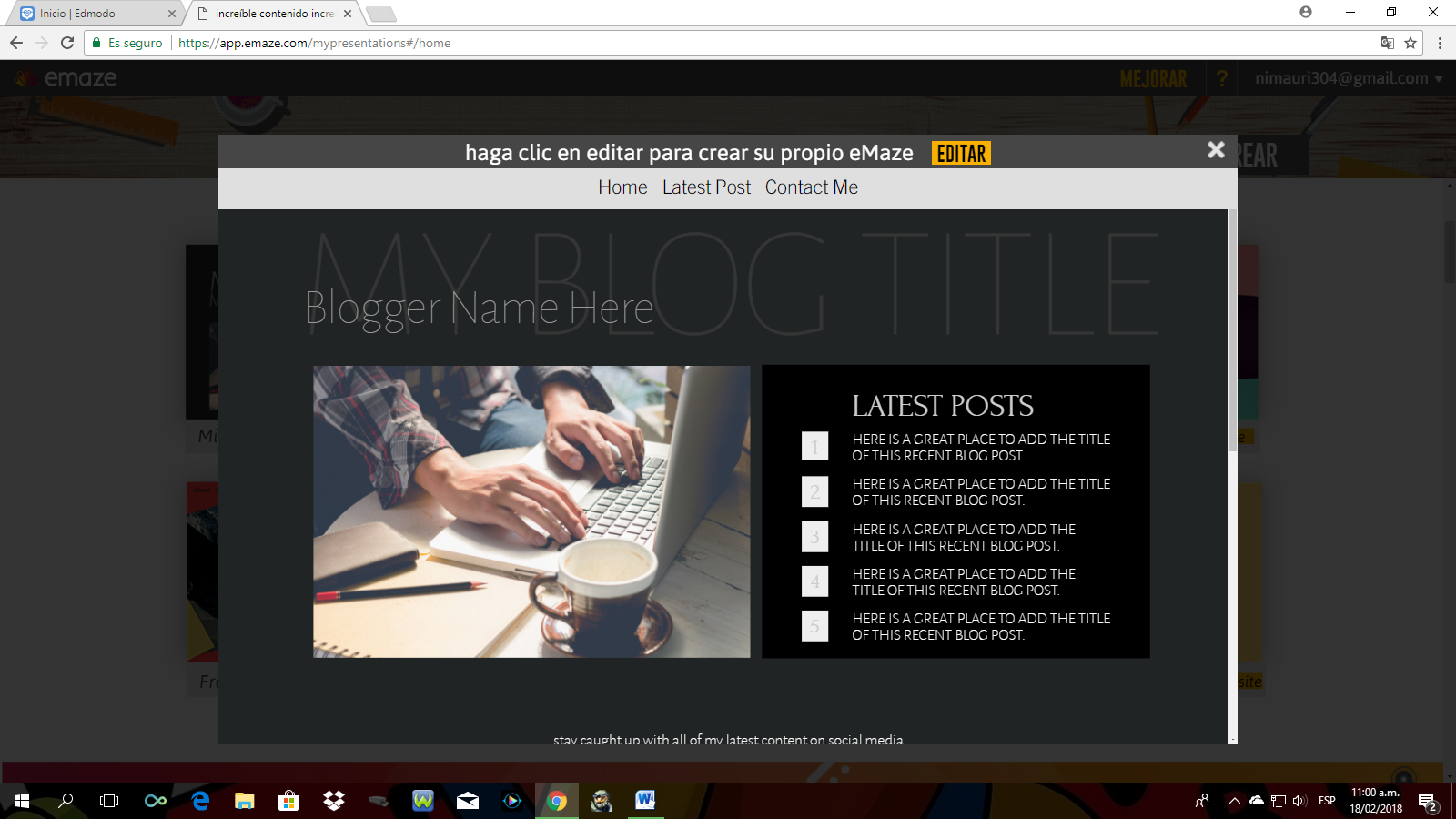 que es EMAZE at emaze Presentation