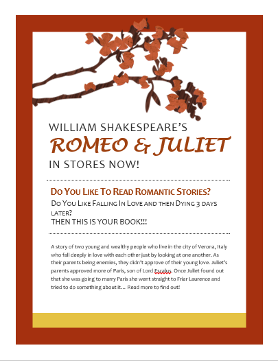 Romeo & Juliet Project at emaze Presentation