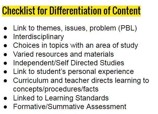 Differentiation at emaze Presentation